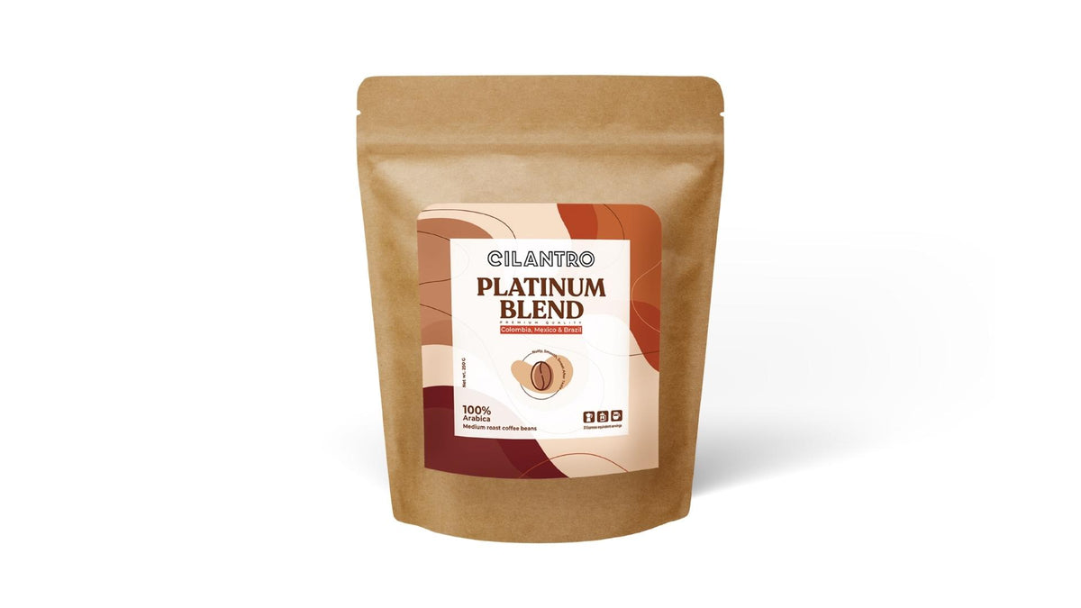250g of Platinum Coffee (Whole Beans or Ground) – Cilantro